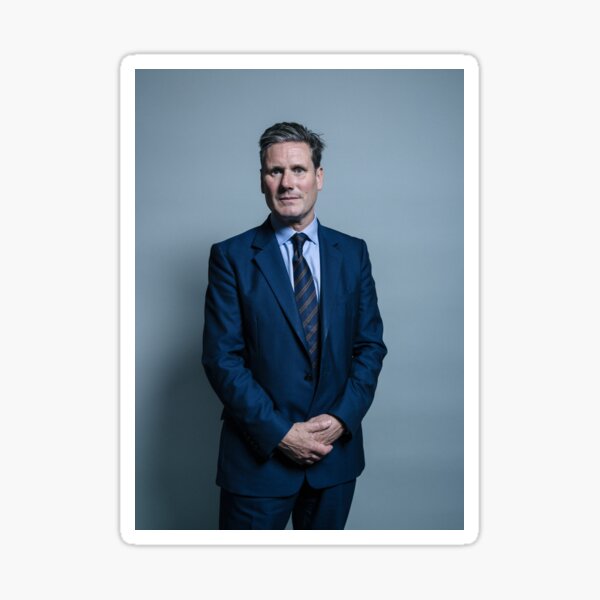 "Keir Starmer Portrait" Sticker for Sale by stayfree101 | Redbubble