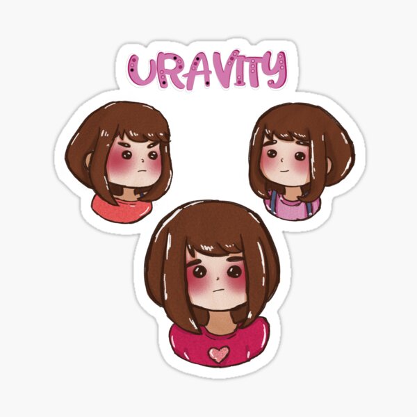 "Uraraka Uravity Sticker Set Chibi" Sticker by mc-does-art | Redbubble