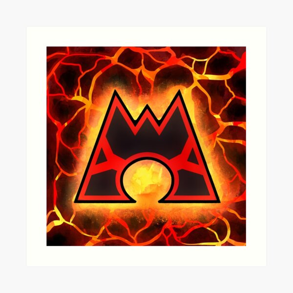 "Team Magma Logo" Art Print for Sale by webchow | Redbubble