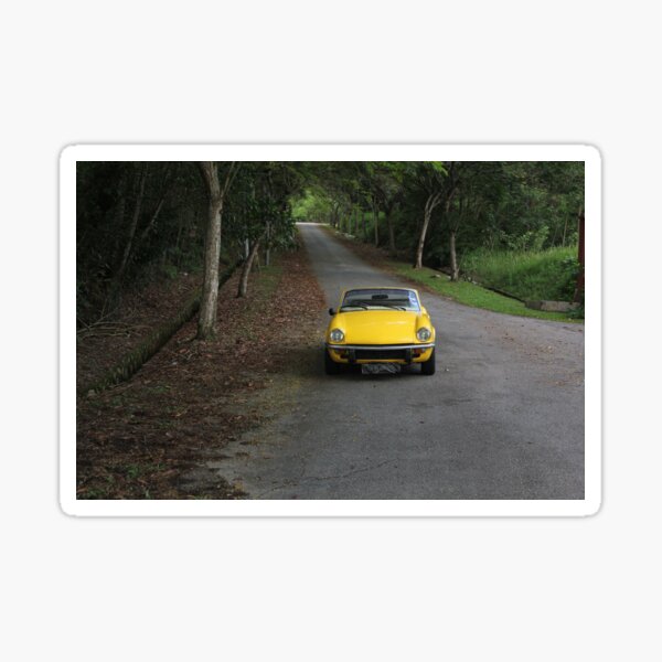 "Triumph Spitfire Mark IV (1974)" Sticker for Sale by devemmanuel ...