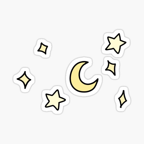 "Night Stars Sticker Pack" Sticker for Sale by YoYoDraws7 | Redbubble