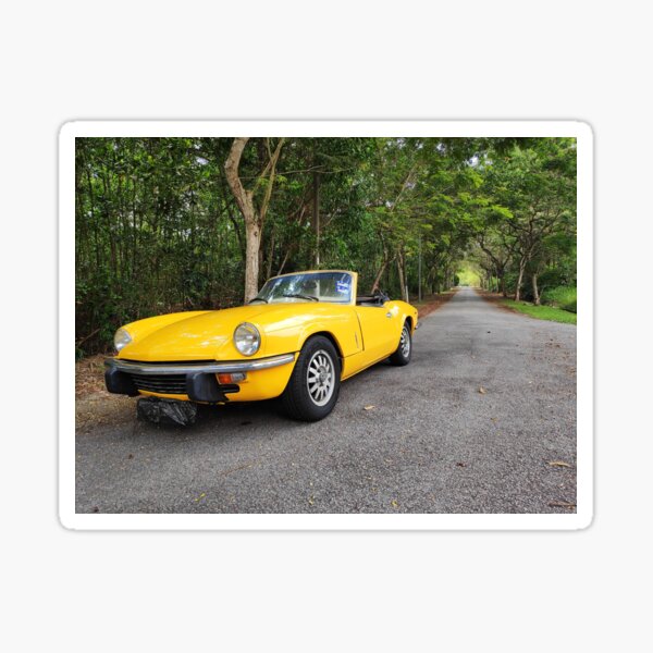 "Triumph Spitfire Mark IV (1974)" Sticker by devemmanuel | Redbubble