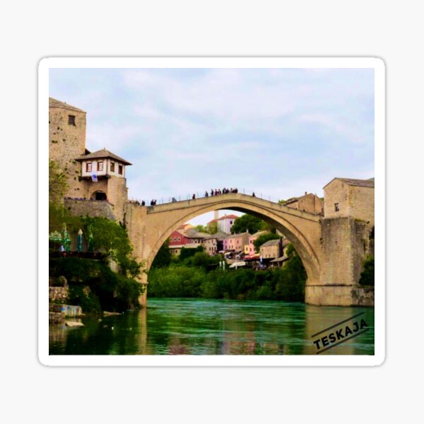 "Old bridge" Sticker for Sale by TESKAJA | Redbubble