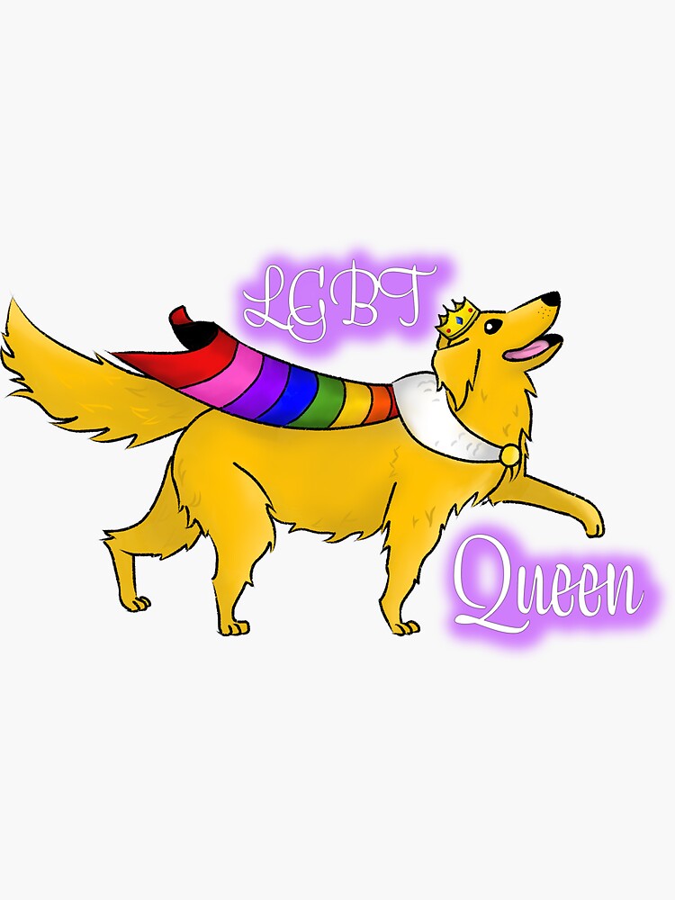 "LGBT Queen" Sticker for Sale by audreyleeee | Redbubble