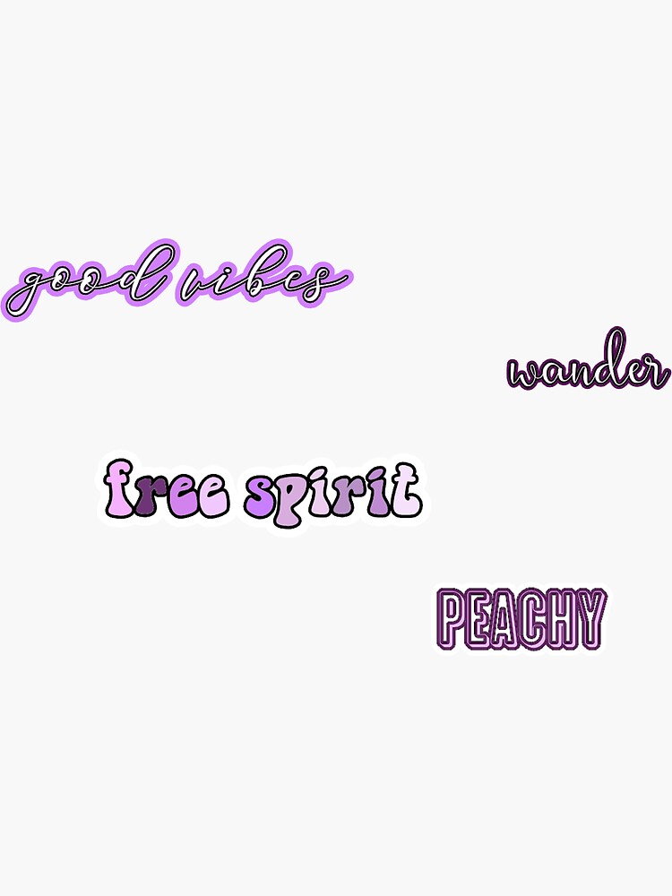 "purple sticker pack" Sticker by laurabarratt | Redbubble