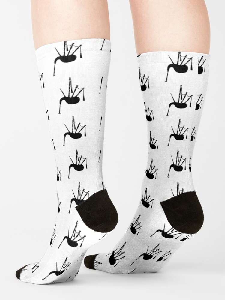 "Bagpipe silhouette" Socks by Seb-Sk93 | Redbubble
