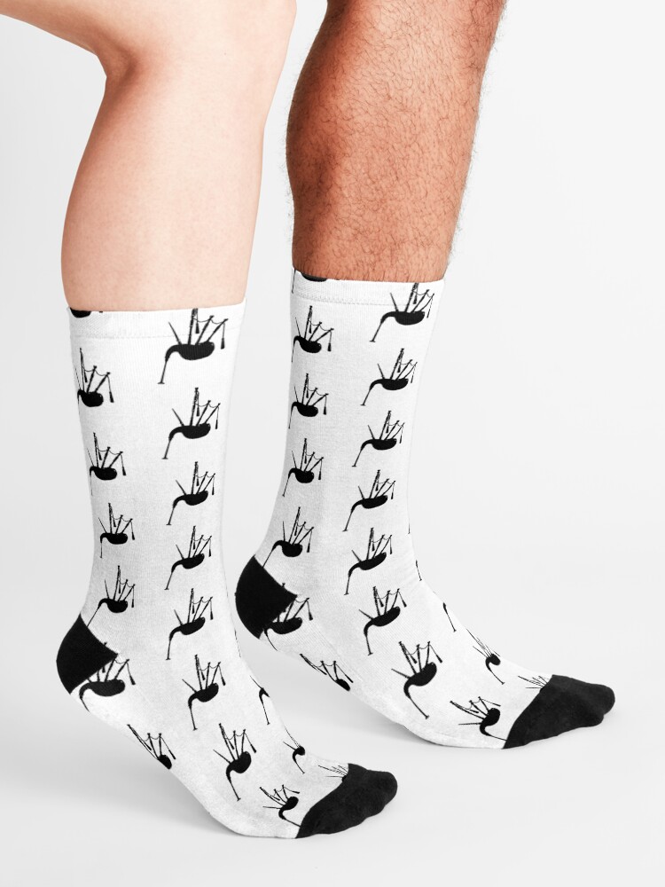 "Bagpipe silhouette" Socks by Seb-Sk93 | Redbubble