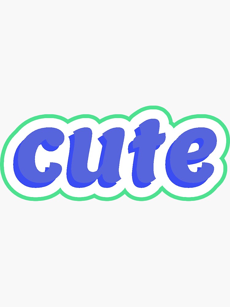 "cute outline sticker " Sticker for Sale by sjemorg | Redbubble