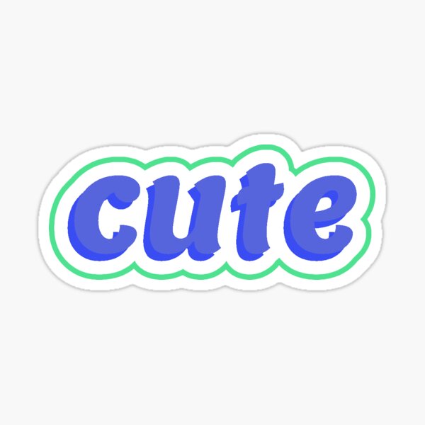 "cute outline sticker " Sticker for Sale by sjemorg | Redbubble