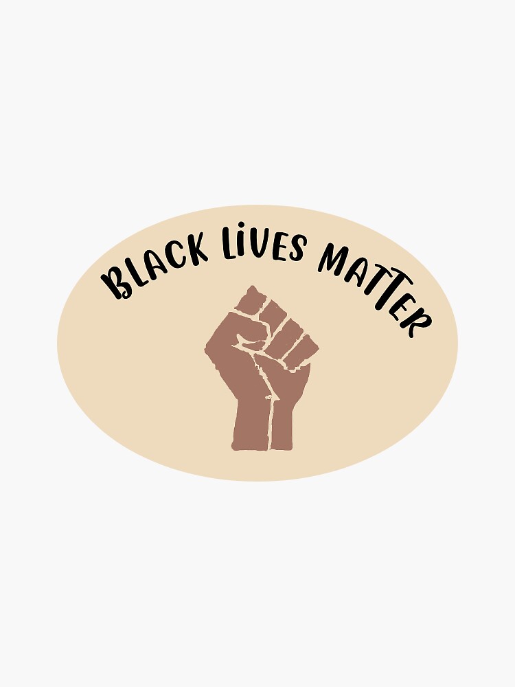 "blm fist" Sticker for Sale by beachbionic2 | Redbubble