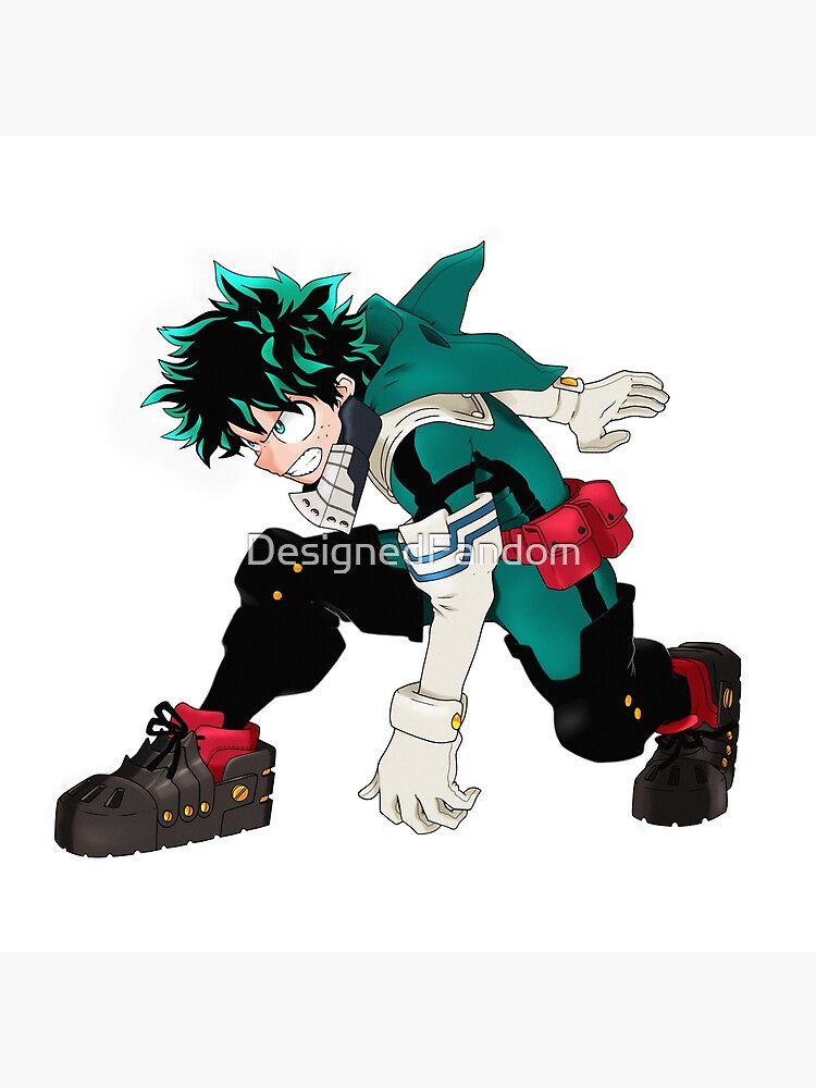 "My Hero Academia Deku crouch" Poster by DesignedFandom | Redbubble