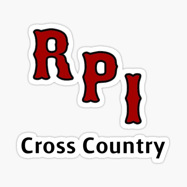 "RPI Cross Country" Sticker by maddieatherton | Redbubble