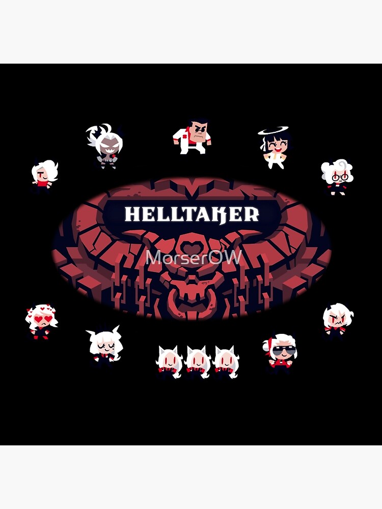 "Helltaker Logo and Characters Chibi" Poster for Sale by MorserOW | Redbubble