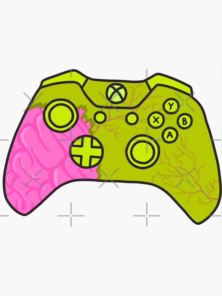 "Zombie controller" Sticker for Sale by maddyc0112 | Redbubble