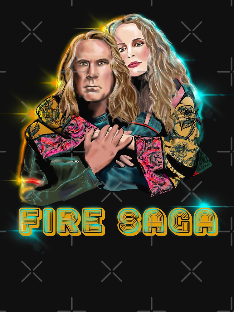 "Eurovision Iceland Fire Saga Lars and Sigrit ferrell" T-shirt for Sale ...