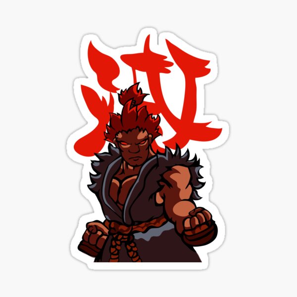 "AKUMA MESSATSU MVC2" Sticker for Sale by CreativeFlame | Redbubble