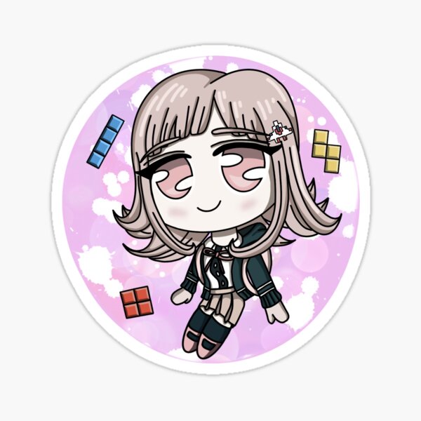 "Chiaki Nanami Danganronpa 2 chibi " Sticker for Sale by ALCDesigned ...