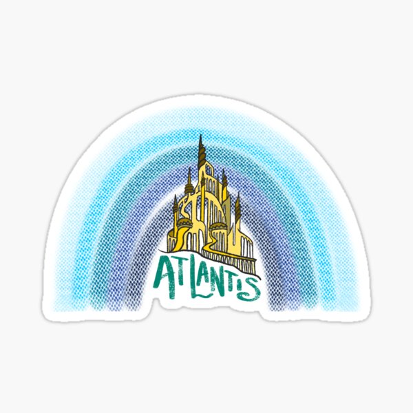 "Welcome to Atlantis" Sticker by millersmystical | Redbubble