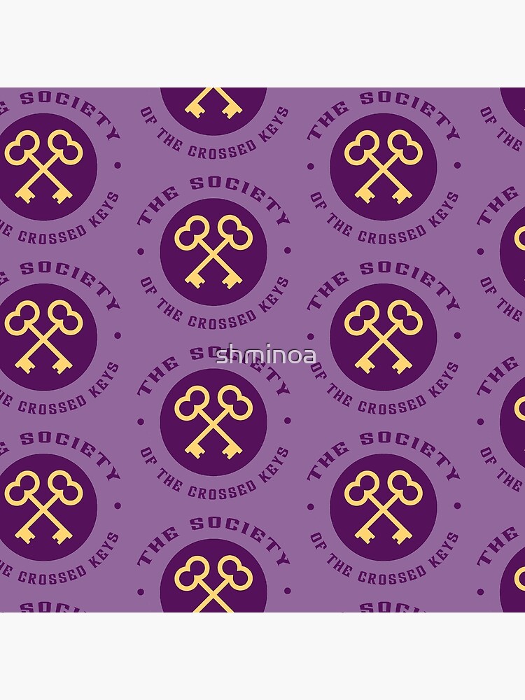 Society Of The Crossed Keys Grand Budapest Hotel Throw Pillow By