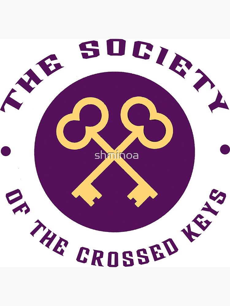 Society Of The Crossed Keys Grand Budapest Hotel Magnet By Shminoa