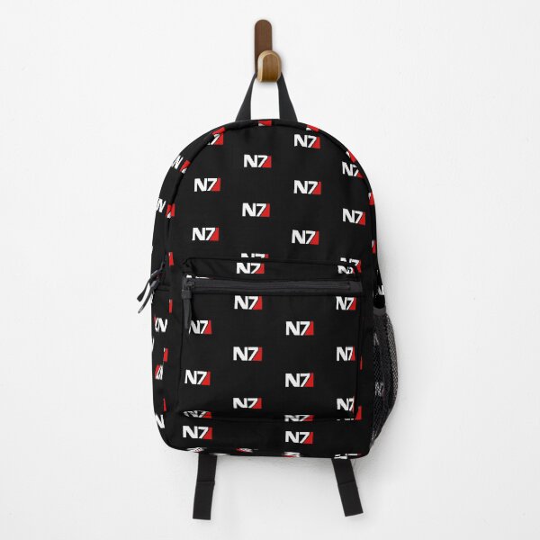 "Pixellated N7 Spectre Badge Mass Effect Stripeless" Backpack for Sale ...