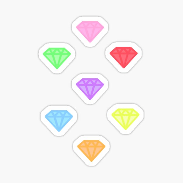 "diamond sticker pack" Sticker for Sale by emmakaya | Redbubble