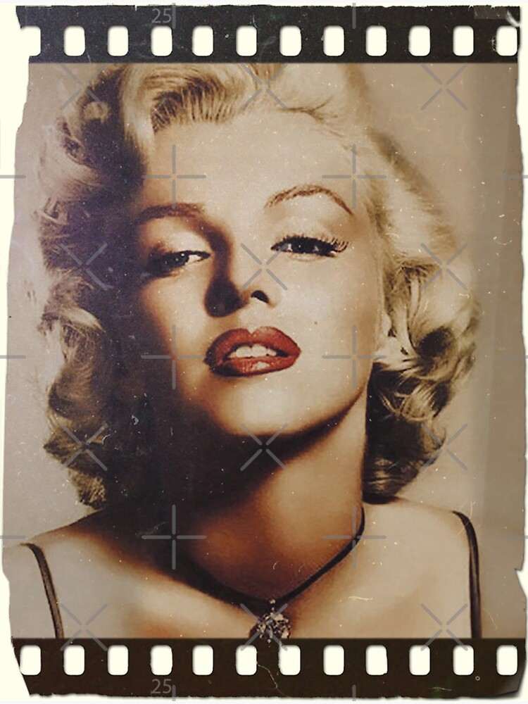 "Marilyn Monroe - Film - D47" Sticker by DecoWords | Redbubble