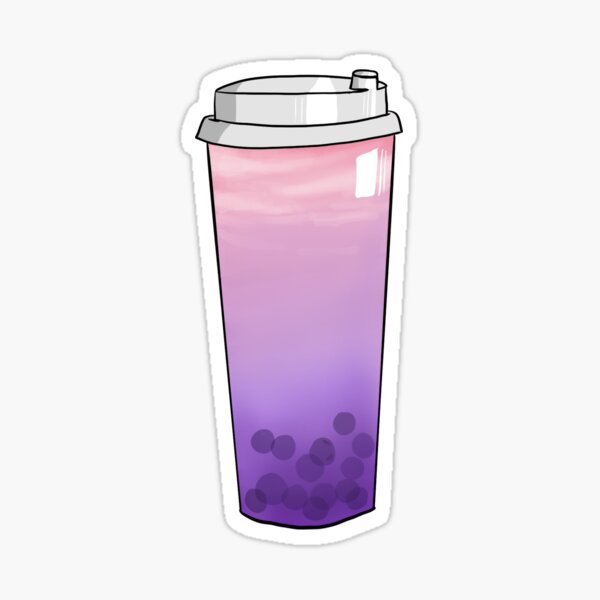 "Taro Boba" Sticker by reesmg | Redbubble