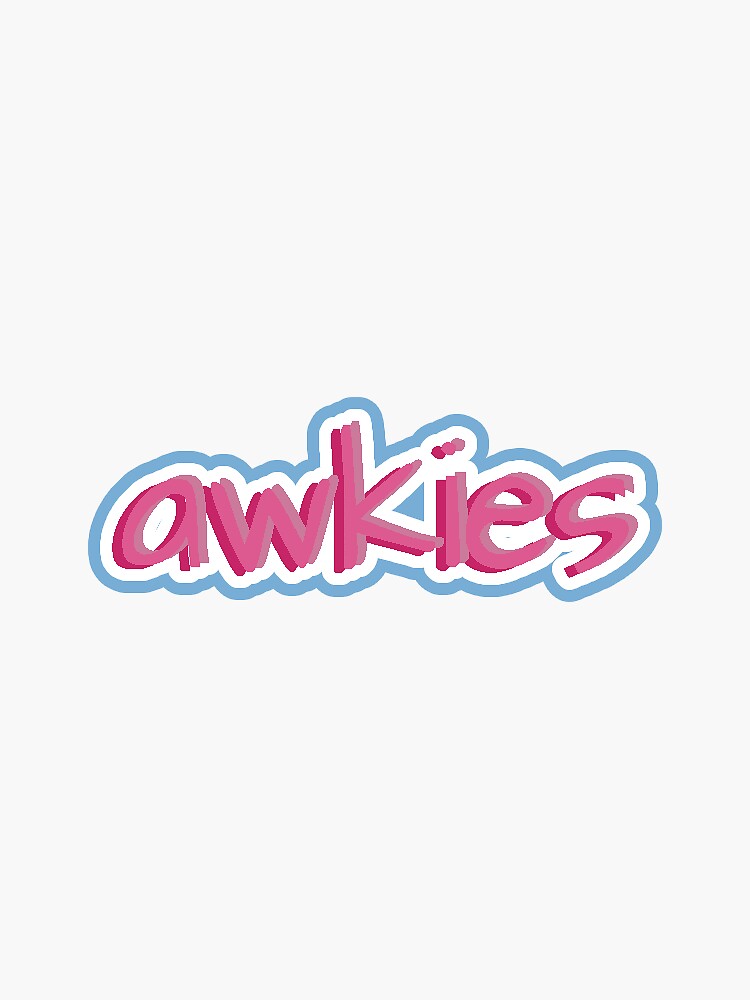 "awkies quote" Sticker by stickersbyzoz | Redbubble