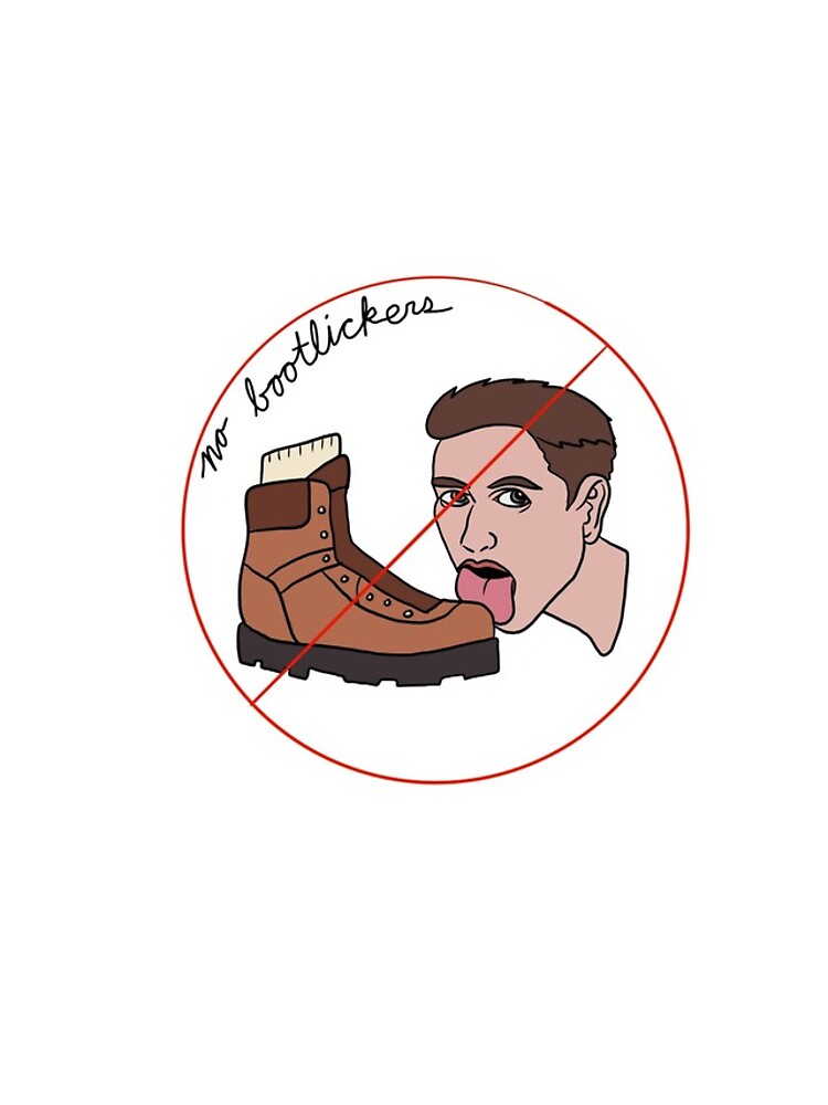 "No Bootlickers" iPhone Case for Sale by reesmg | Redbubble