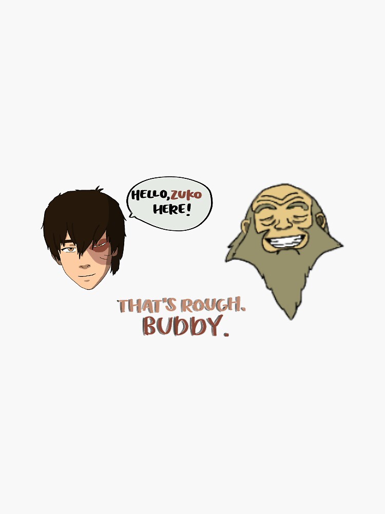 "zuko and iroh pack" Sticker for Sale by vinalinh | Redbubble