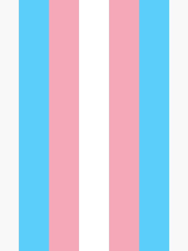 "Vertical Transgender Pride Flag" Art Print for Sale by Dator-Abstracts ...