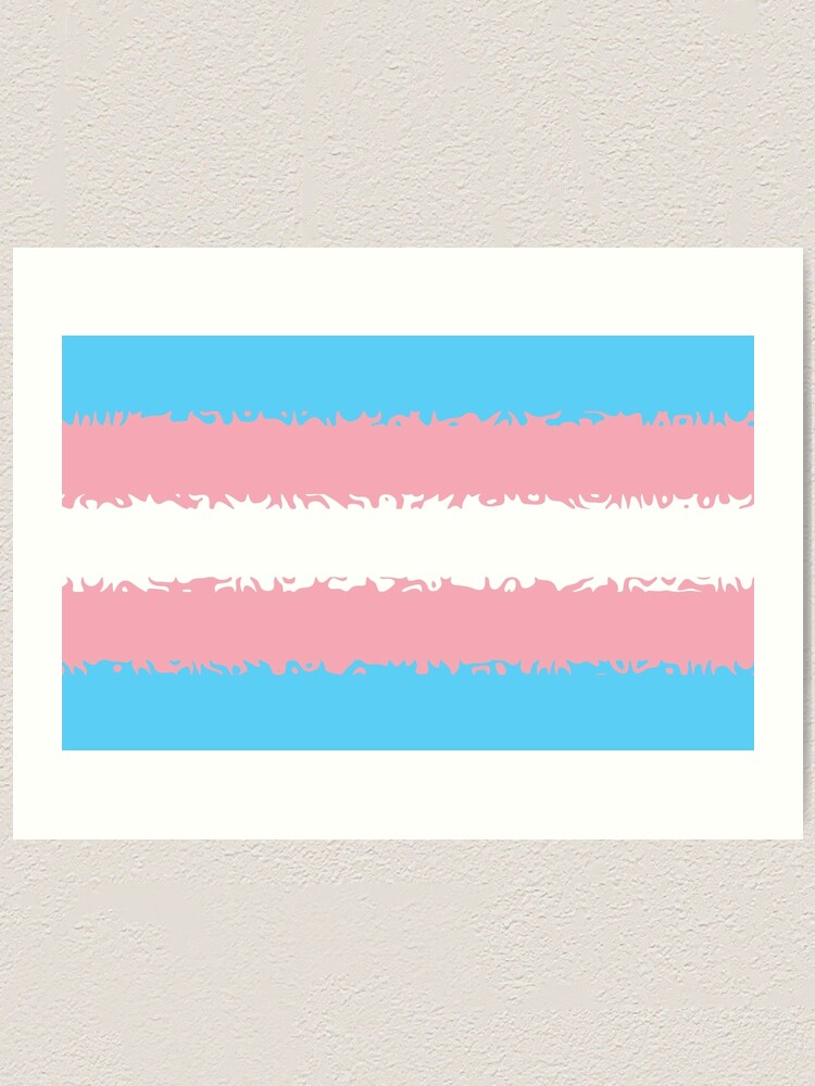 "Wild Transgender Pride Flag Redesign" Art Print for Sale by Dator ...