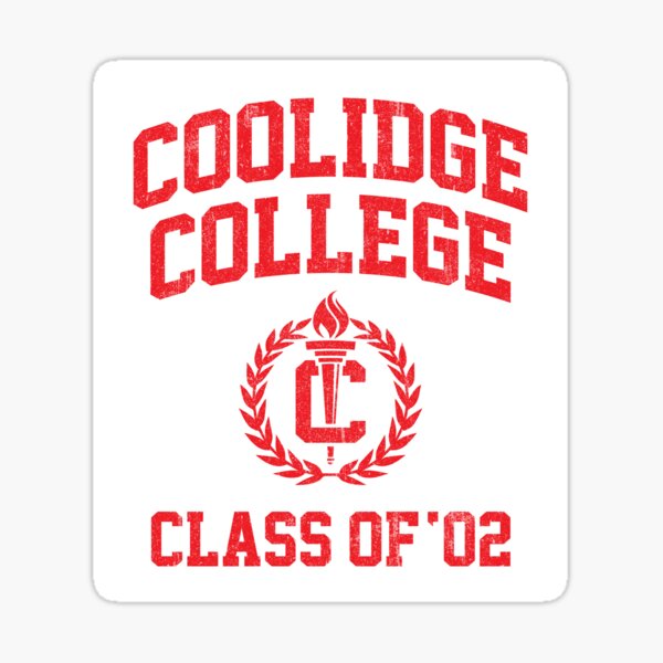 "Coolidge College Class of 02 - Van Wilder (Variant)" Sticker by ...