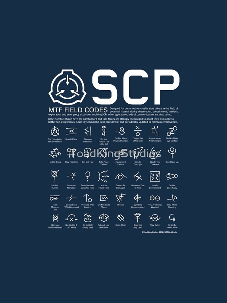 "SCP MTF Field Codes by ToadKing07" iPhone Case for Sale by ...