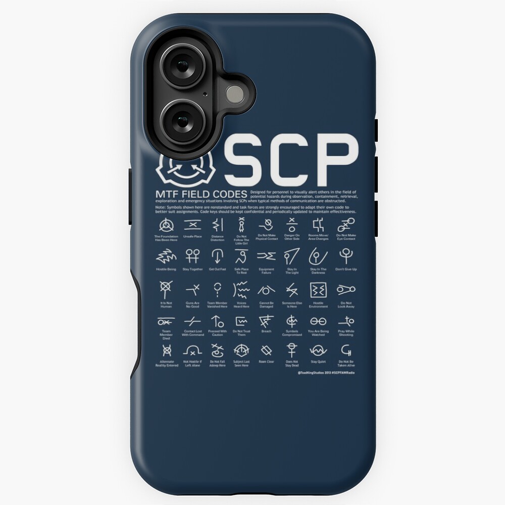 "SCP MTF Field Codes by ToadKing07" Poster for Sale by ToadKingStudios ...