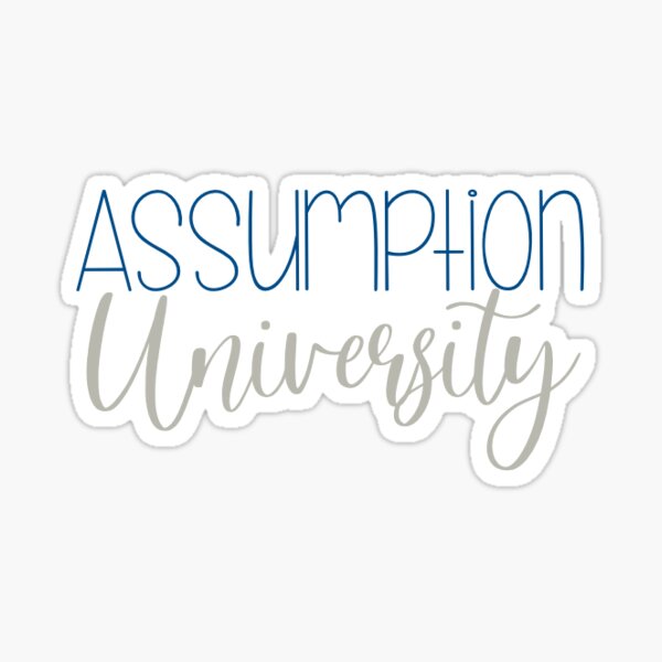 "Assumption University " Sticker for Sale by kelseyes22 | Redbubble