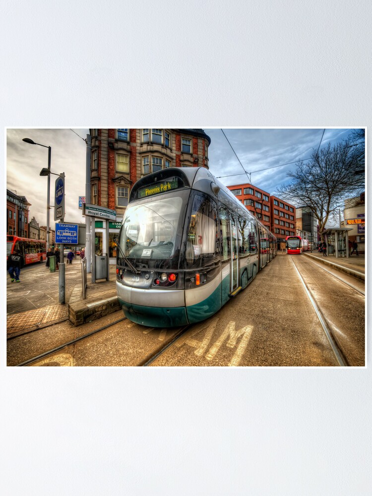 "Nottingham Tram" Poster for Sale by spectrumcry | Redbubble