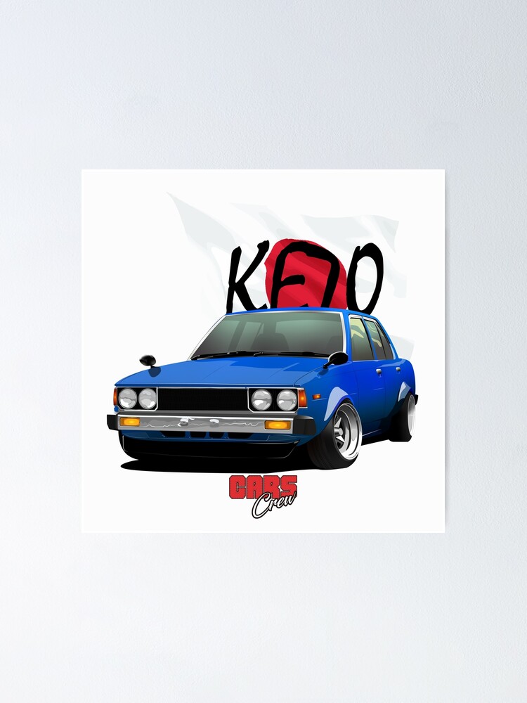 Póster «Toyota Corolla KE70» de CarsCrew | Redbubble