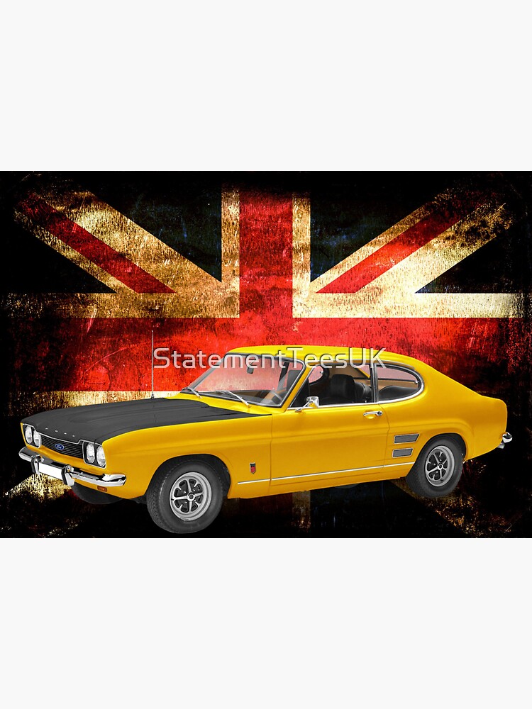 "Ford Capri British Classic " Sticker by StatementTeesUK | Redbubble