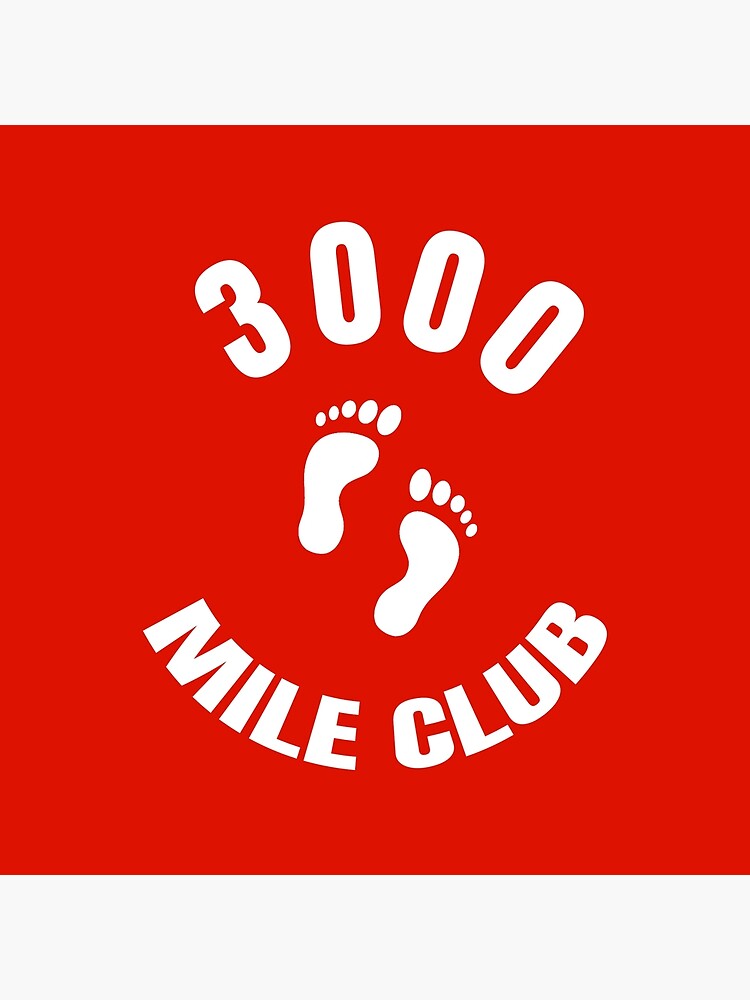 "3000 MILE CLUB" Poster by gillwalt | Redbubble