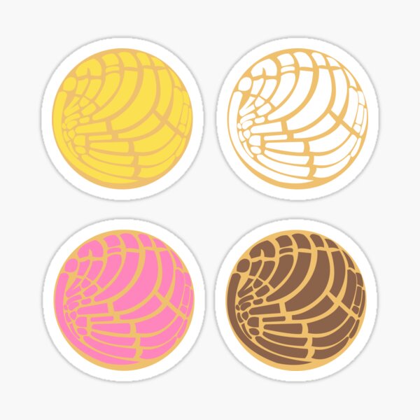 "CONCHAS, PAN DULCE, MEXICAN SWEET BREAD" Sticker for Sale by ...