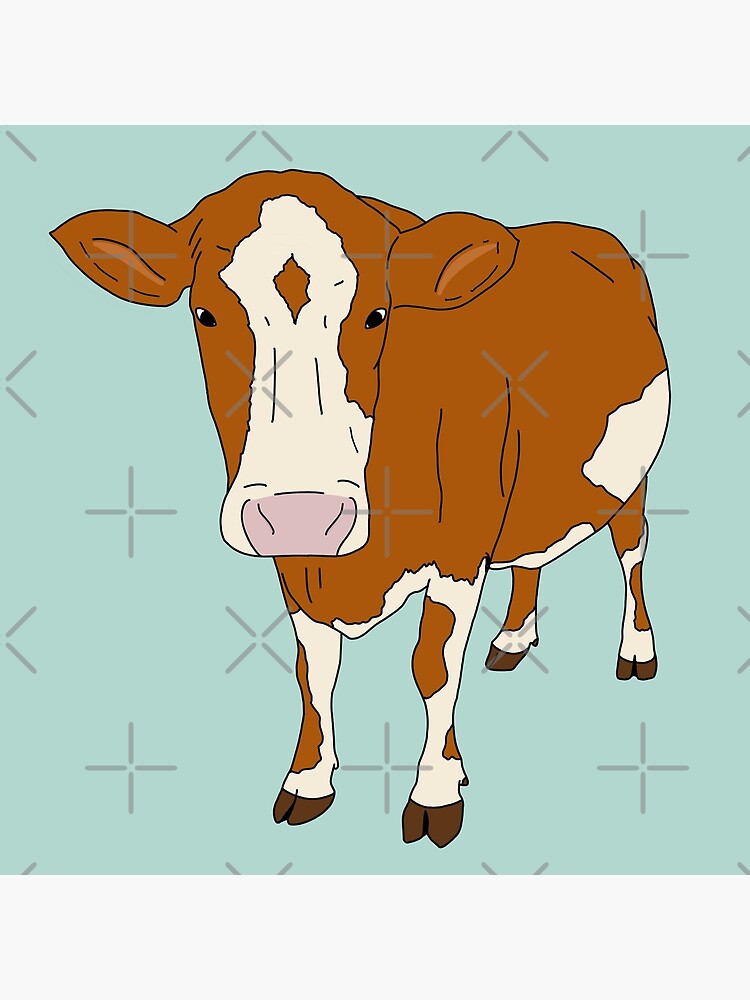 "How Now Brown Cow" Poster by tsfea | Redbubble