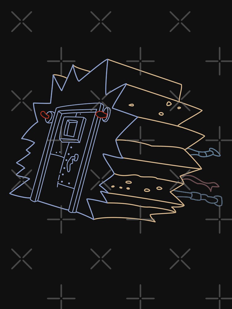 "SpongeBob's Time Machine (Outline)" T-shirt by 90sOE | Redbubble
