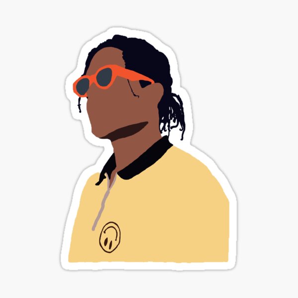 "asap rocky " Sticker by oliviar0ssi | Redbubble