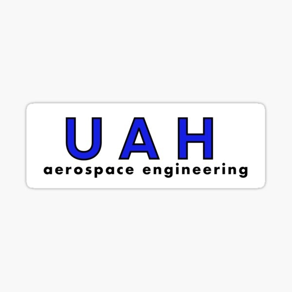 "UAH aerospace engineering " Sticker for Sale by O K | Redbubble