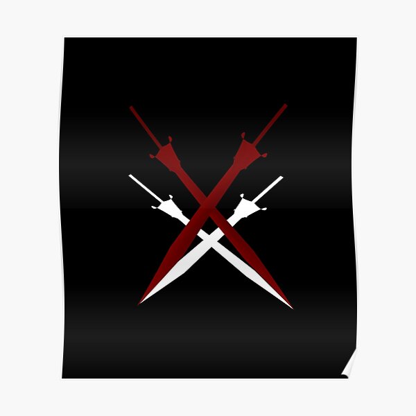 "SWORD ART" Poster for Sale by yxzArt | Redbubble