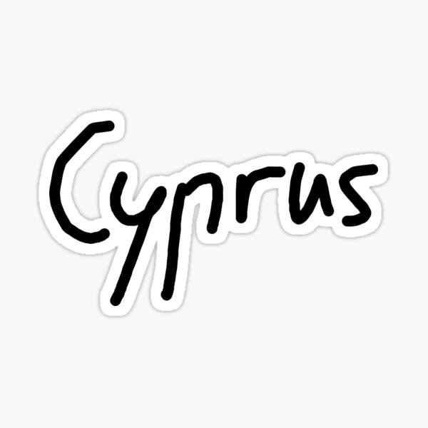 "Cyprus" Sticker for Sale by TravelTemple | Redbubble
