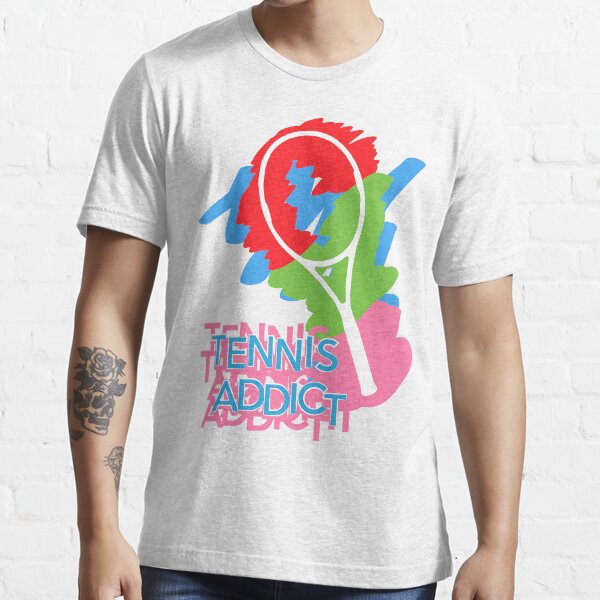 "Tennis Addict" T-shirt by superbog | Redbubble | tennis t-shirts ...