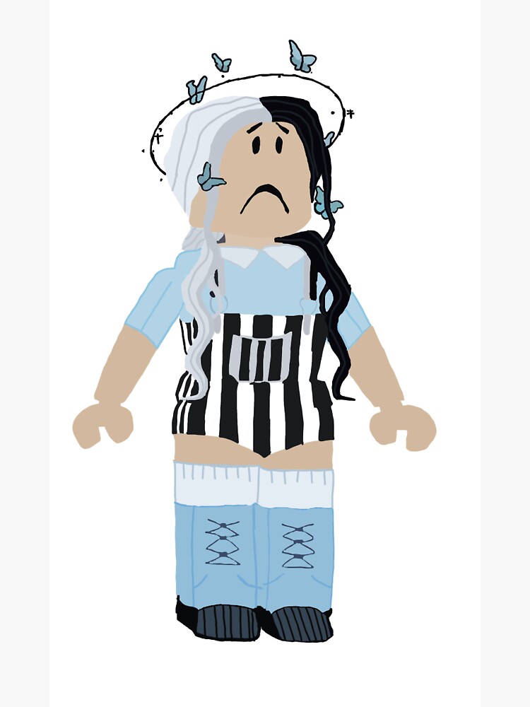 "alice and wonderland inspired roblox avatar" Sticker for Sale by ...